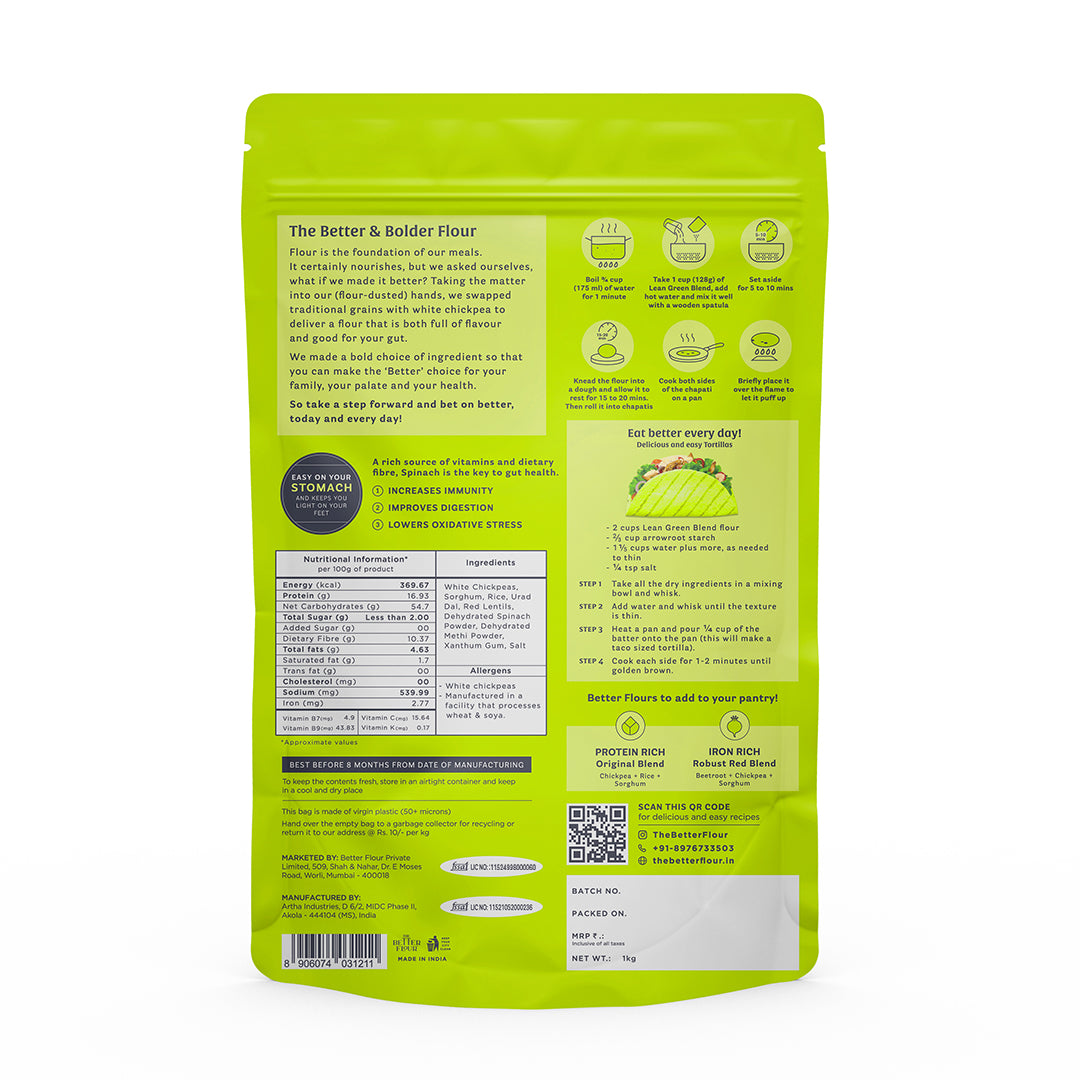 Lean Green Flour Blend – The Better Flour